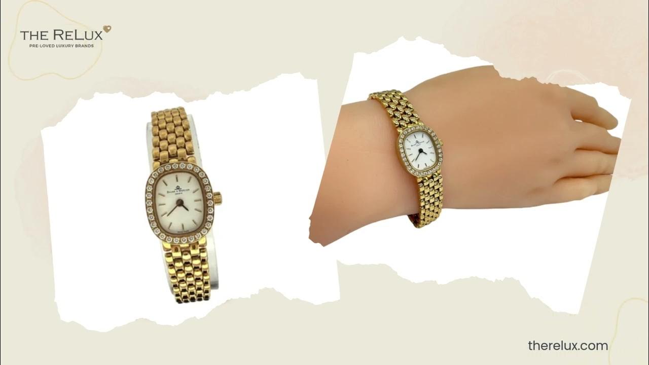 Baume & Mercier Classique Yellow Gold Watch | The Relux - YouTube