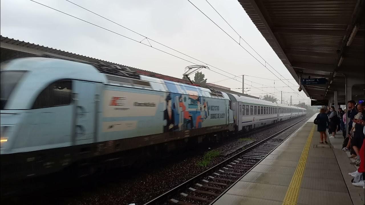 [Warszawa Wschodnia]Husarz (EU44) z EIC Spree (ECE 45 71006) - YouTube