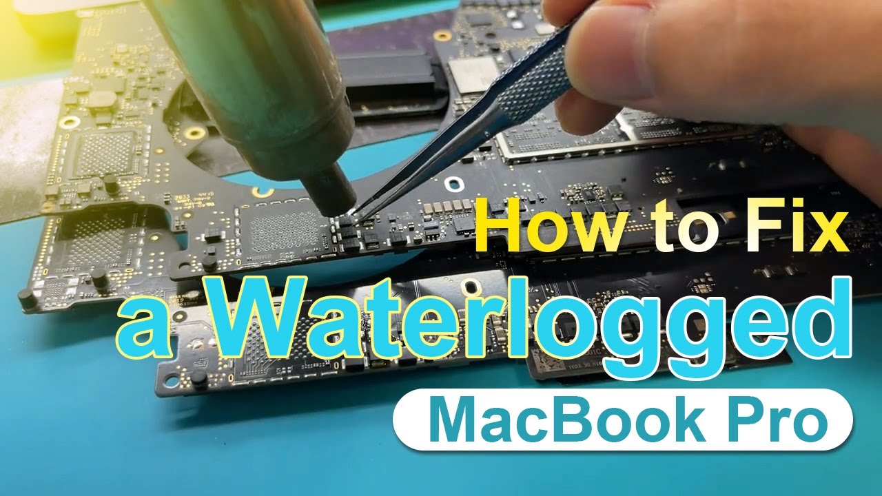 How to Fix a Waterlogged MacBook Pro - YouTube