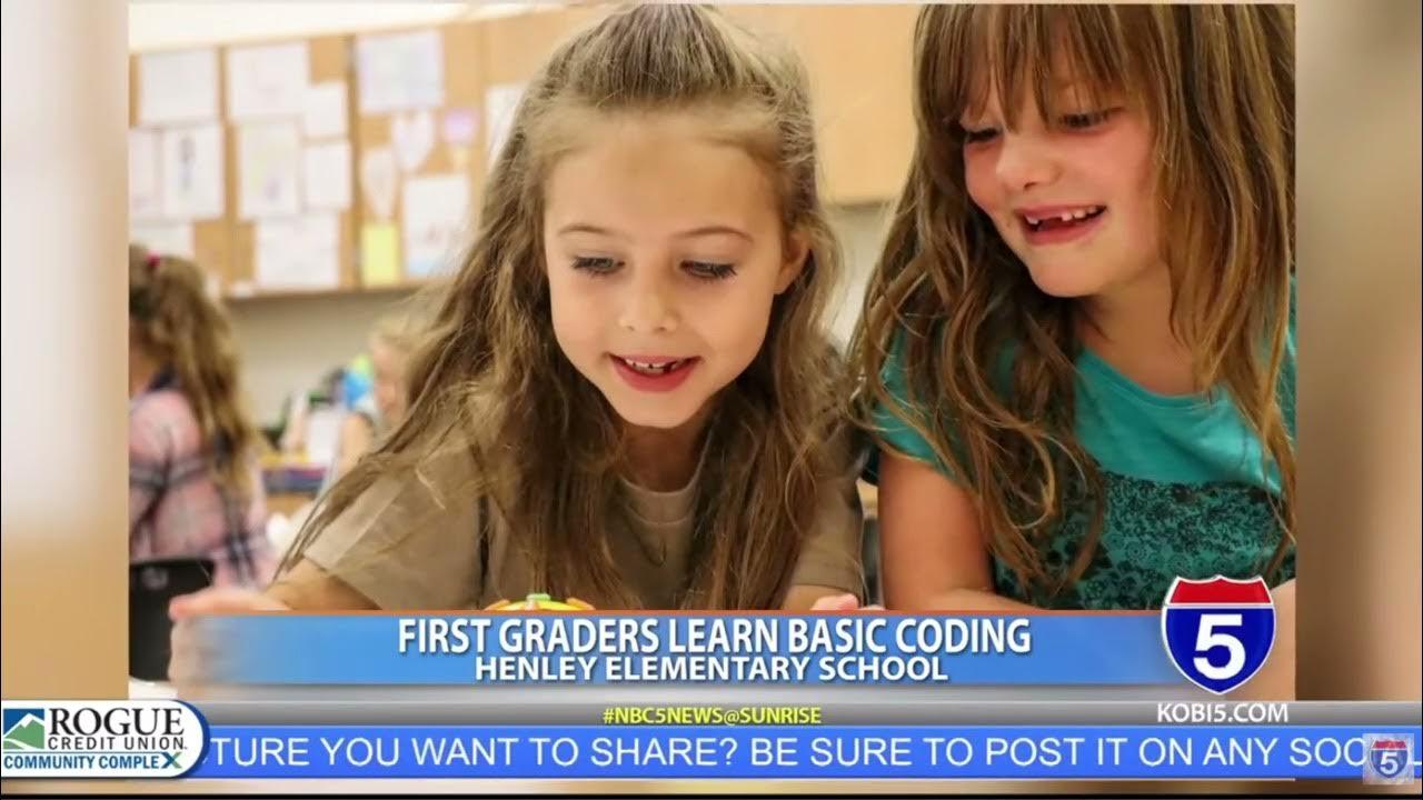 Henley First Graders Learn Coding - YouTube
