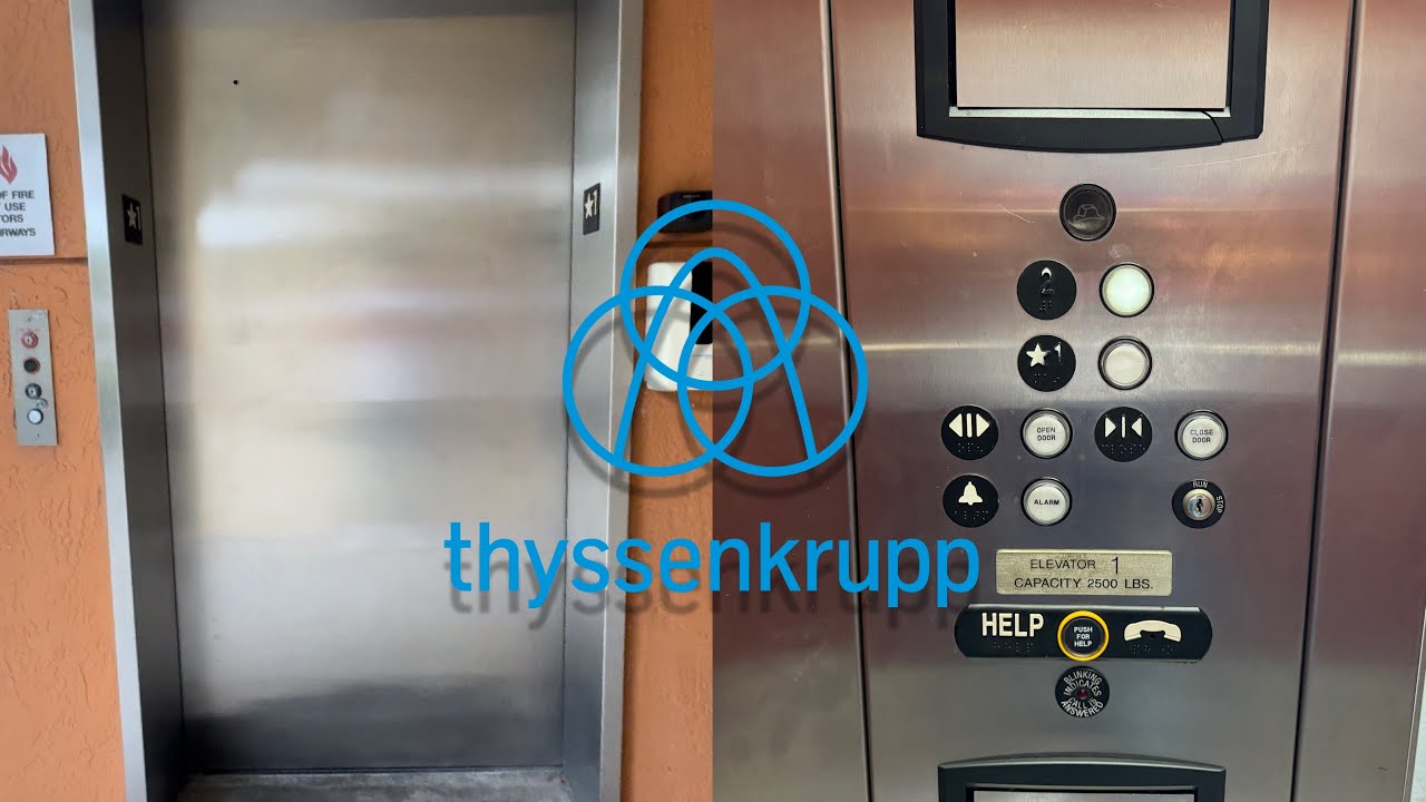 Thyssenkrupp Hydraulic Elevator, Kendall Plaza 124, Kendall, FL - YouTube