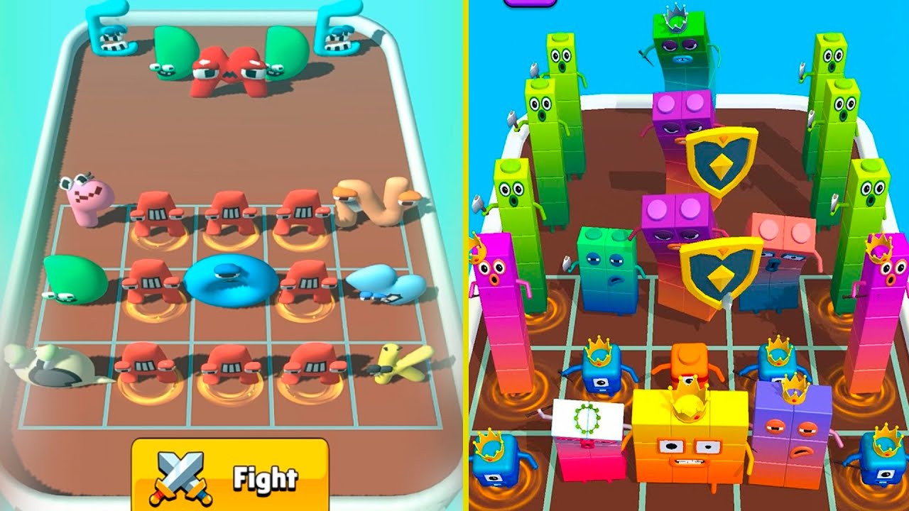 Merge Alphabet Lore Vs Number Cube Run Part 1 Youtube
