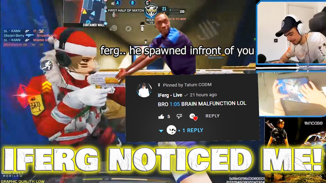 IFERG NOTICED ME! - YouTube