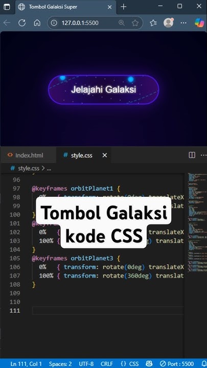 Tombol Galaksi kode CSS - YouTube