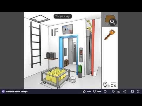 "Elevator Room Escape" played full game (Made with Unity) - YouTube