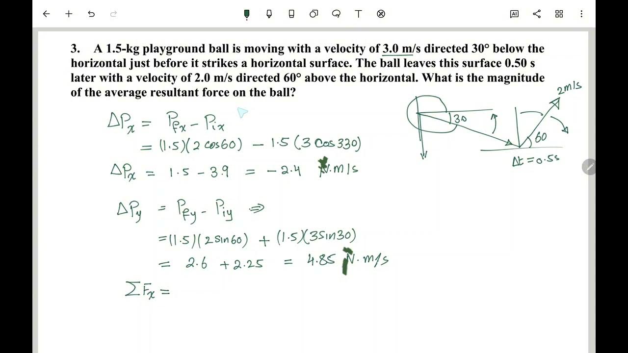 Solved Problems : Linear Momentum and Collisions (Interactive lecture) - YouTube