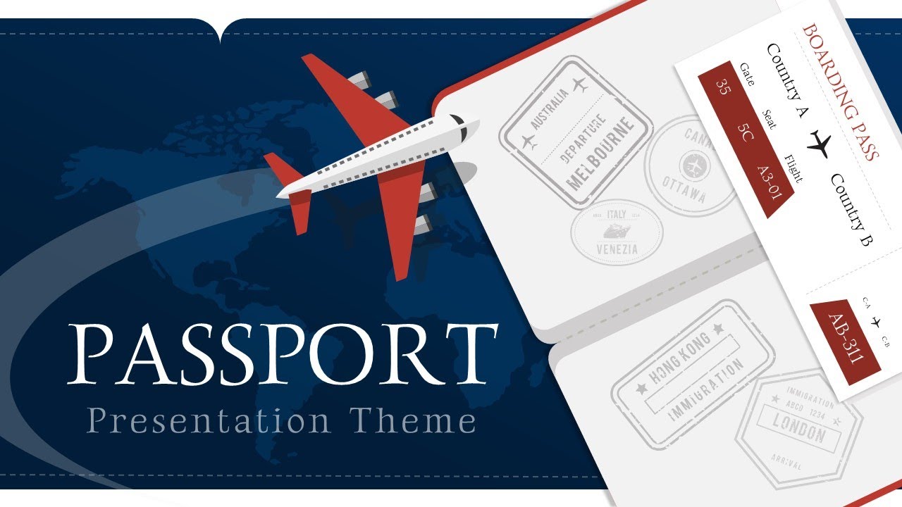 Passport Theme Animated Slides - YouTube