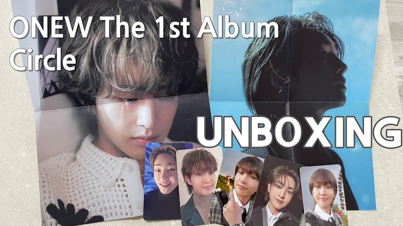 [방구석덕질]🐰 ONEW 1st Album Circle 언박싱 🐰 | ONEW | SHINee ONEW | 앨범깡 - YouTube