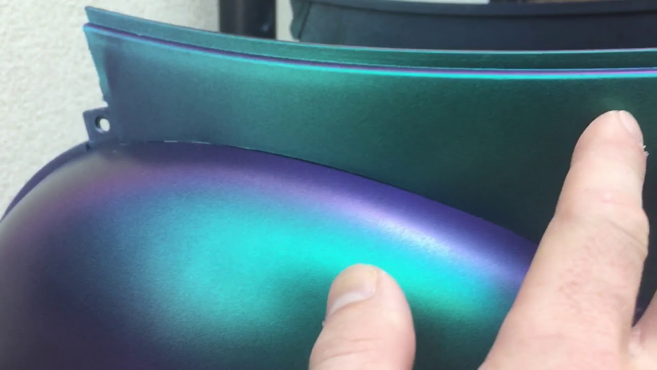 Look Flip Paint On My Razor Pocket Mod Looks Amazing! - YouTube