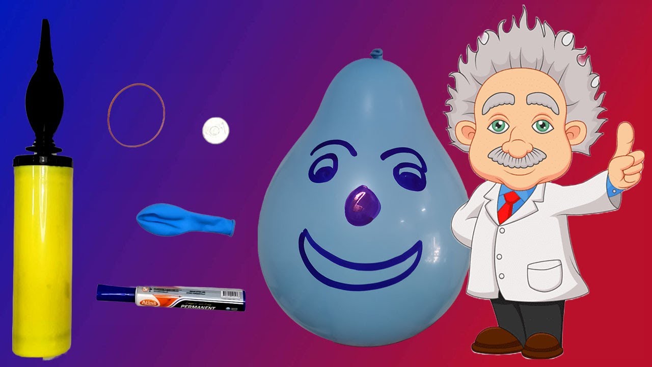 Dancing Balloon Experiment | Dancing Balloon Doll Toy How to Make Easy ...