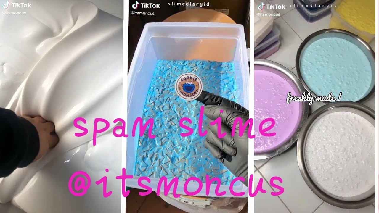 spam slime @itsmoncus (main slime & repack slime) - YouTube