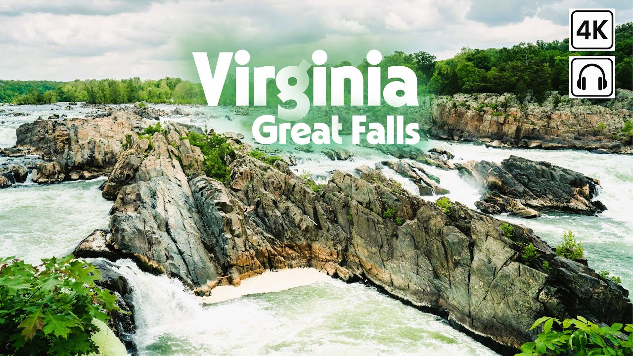 Great Falls, Virginia 4K – Beautiful Nature Walk Along the Potomac ...