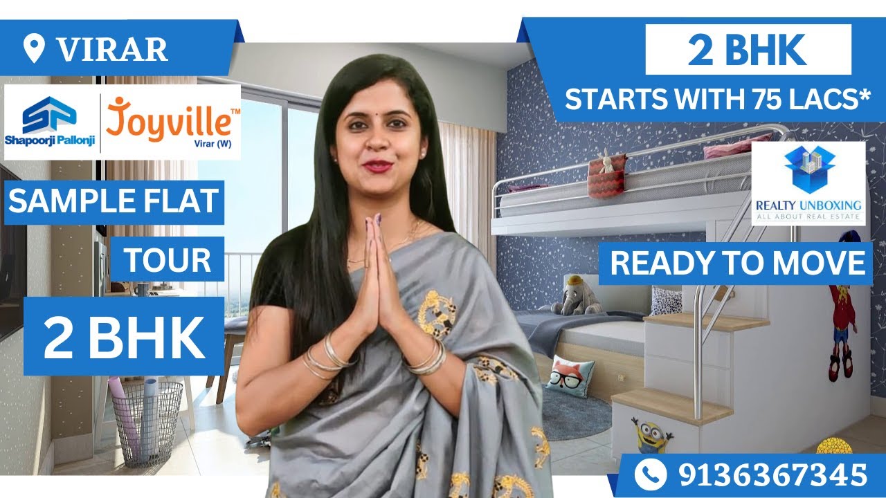 Joyville Shapoorji Pallonji | 2 BHK Sample Flat Tour | 9136367345 Book ...