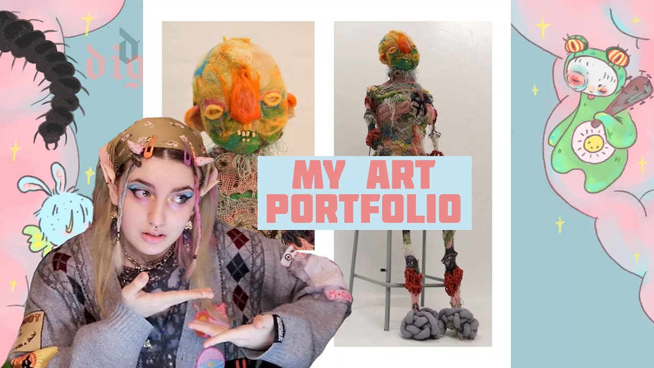 My successful art portfolio (CSM - UAL , Goldsmiths, Edinburgh) - YouTube