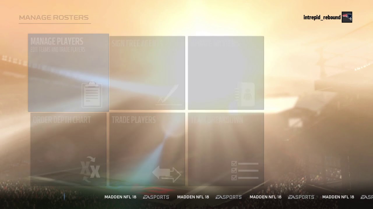 Madden NFL 18 Intro And menu - YouTube