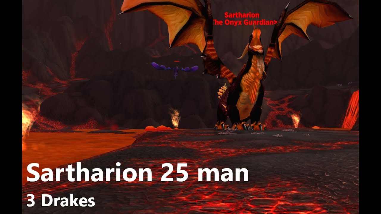 World Of Warcraft | Sartharion 3 Drakes 25 man Survival hunter POV Shot ...