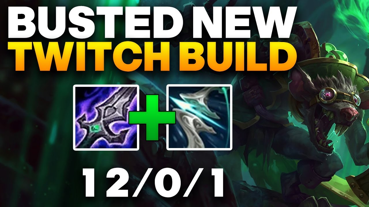 THIS NEW TWITCH BUILD IS INSANELY BUSTED - Twitch ADC Gameplay - YouTube