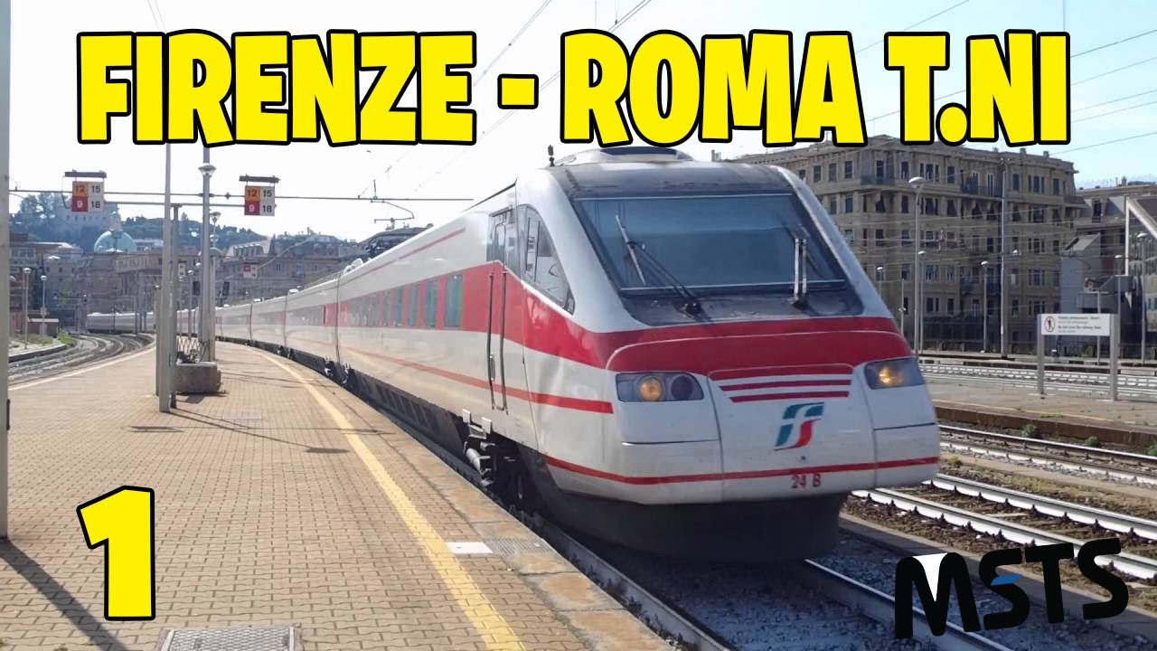 TRAIN SIMULATOR (PARTE 1) VIAGGIO CON ETR480 DA FIRENZE SMN - ROMA T.NI ...