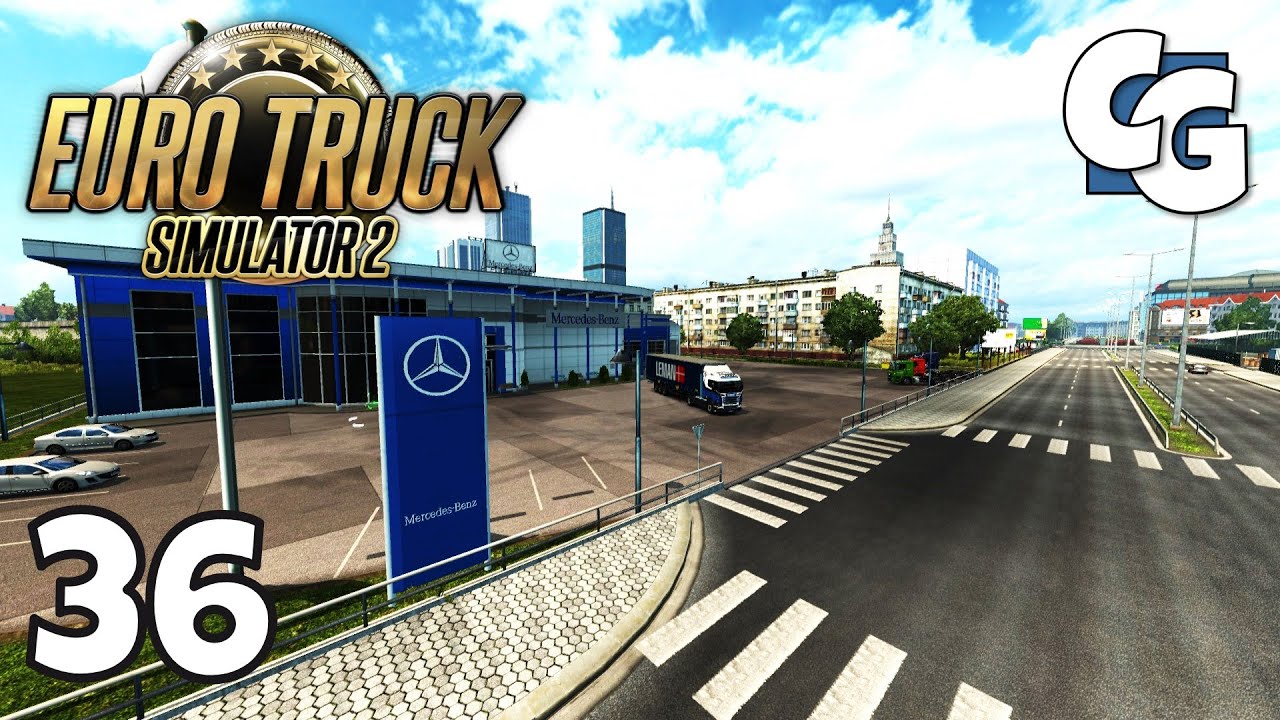 Euro Truck Simulator 2 - Ep. 36 - Entering Warsaw - ETS2 Gameplay - YouTube
