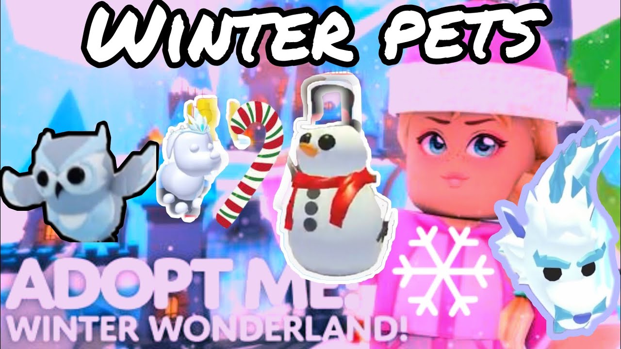 How To Get *NEW* FREE WINTER PETS In Adopt Me! Adopt me winter pets ...