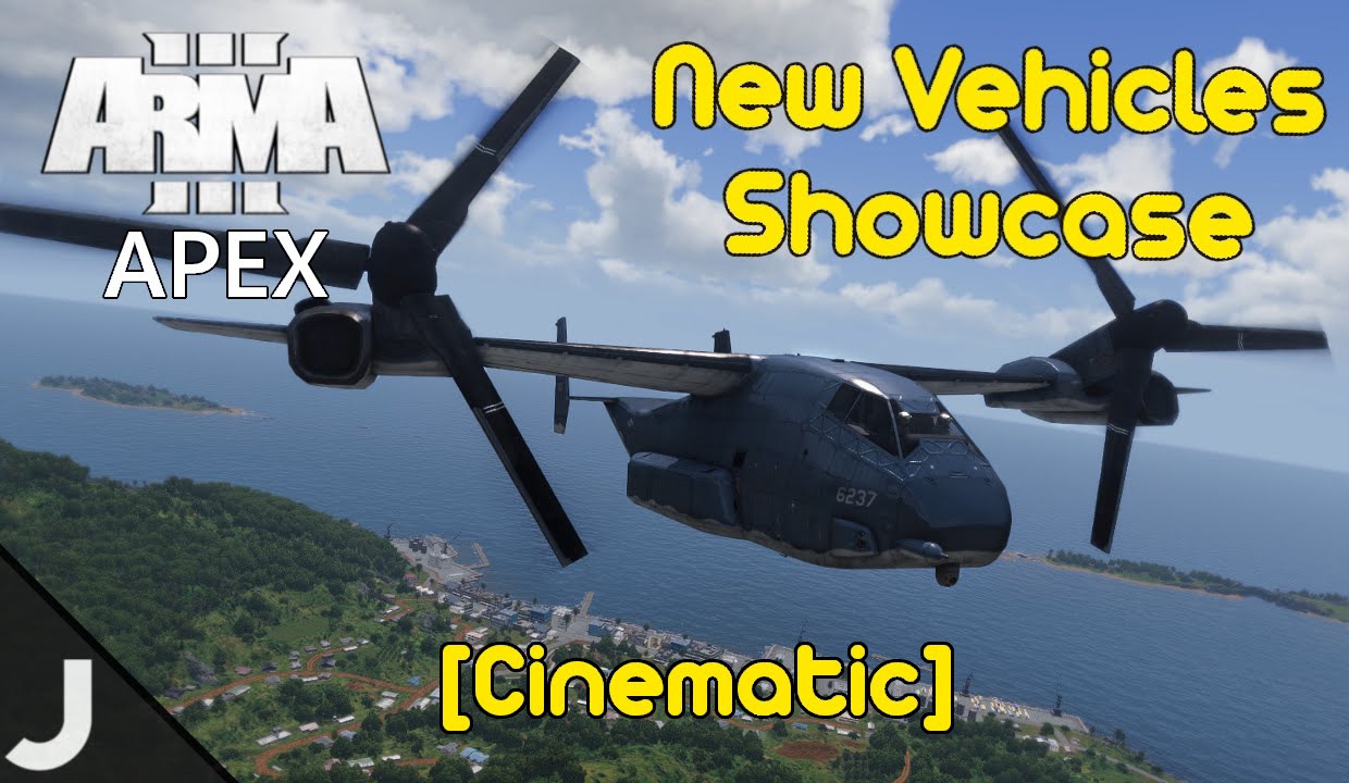ArmA 3 Apex - New Vehicles Showcase! [Cinematic] - YouTube