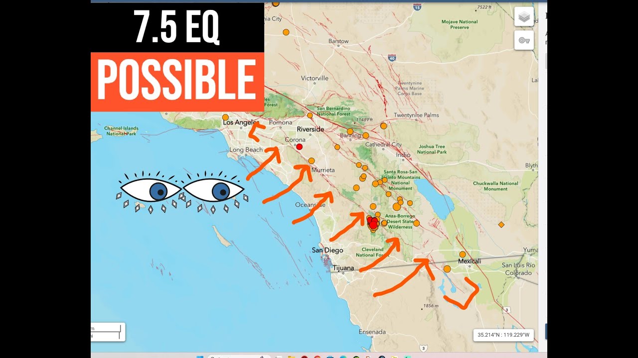 Todays 5.2 Earthquake struck the Elsinore fault zone, Capable of 7.5 ...