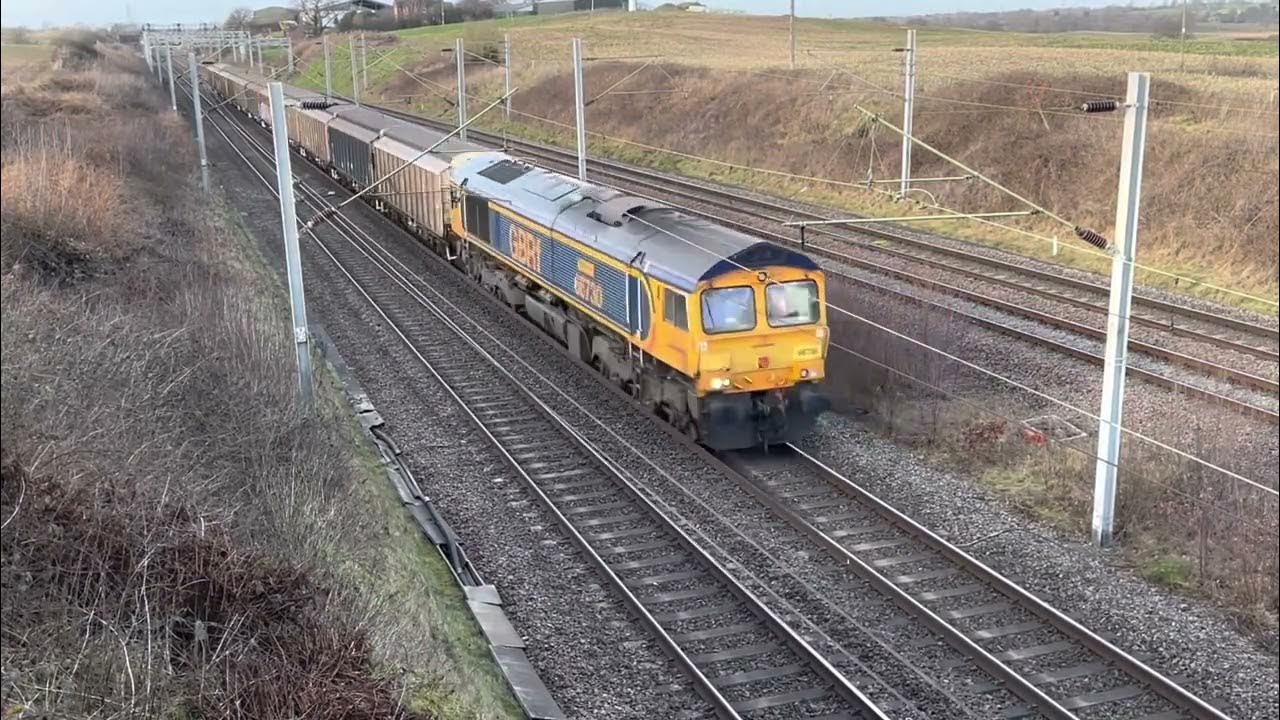 GBRf. 66730 “Whitemoor” @ Betley. 6G04 Longtown Mod to Kineton Mod. - YouTube