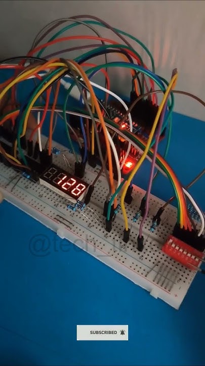 8 Bit DIP to Seven Segment Display | Arduino Multiplexing | CD4511 #arduino #diy #electronics # ...