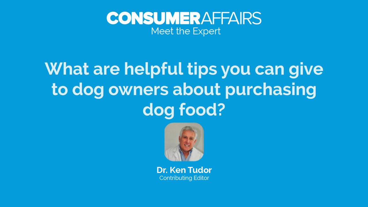 Helpful tips for purchasing dog food – ConsumerAffairs Expert - YouTube