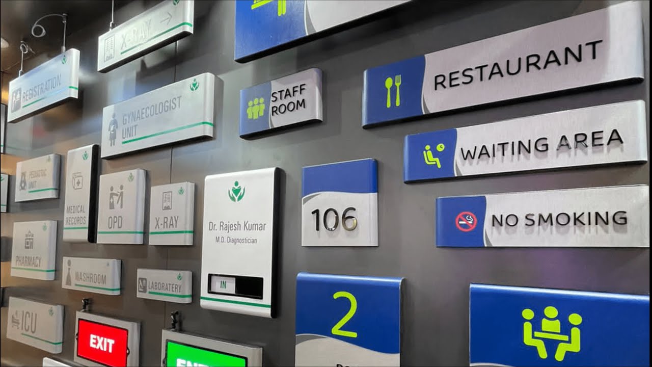 Both side sign | Mysign signage with bracket | Installation video - YouTube