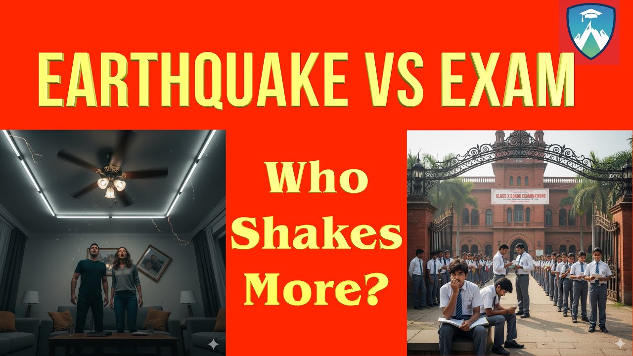 Earthquake vs Pre-Board: कौन ज्यादा हिलाता है? (Class 10 Survival Guide ...