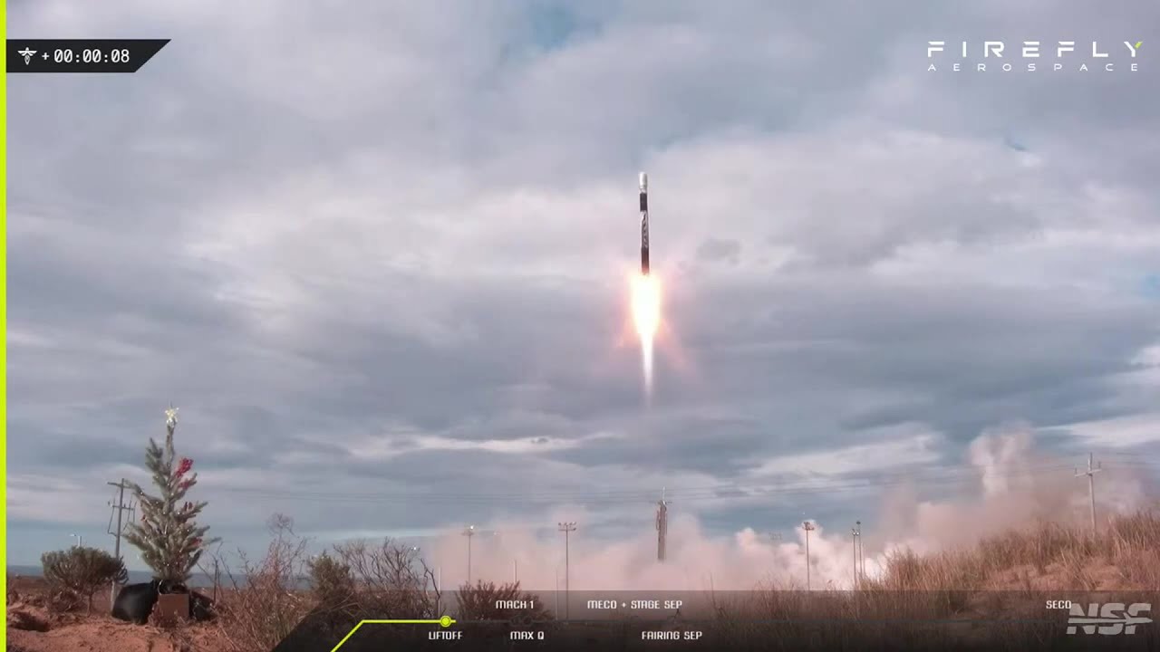 Firefly Aerospace launches Lockheed Martin satellite on the 'Fly the ...