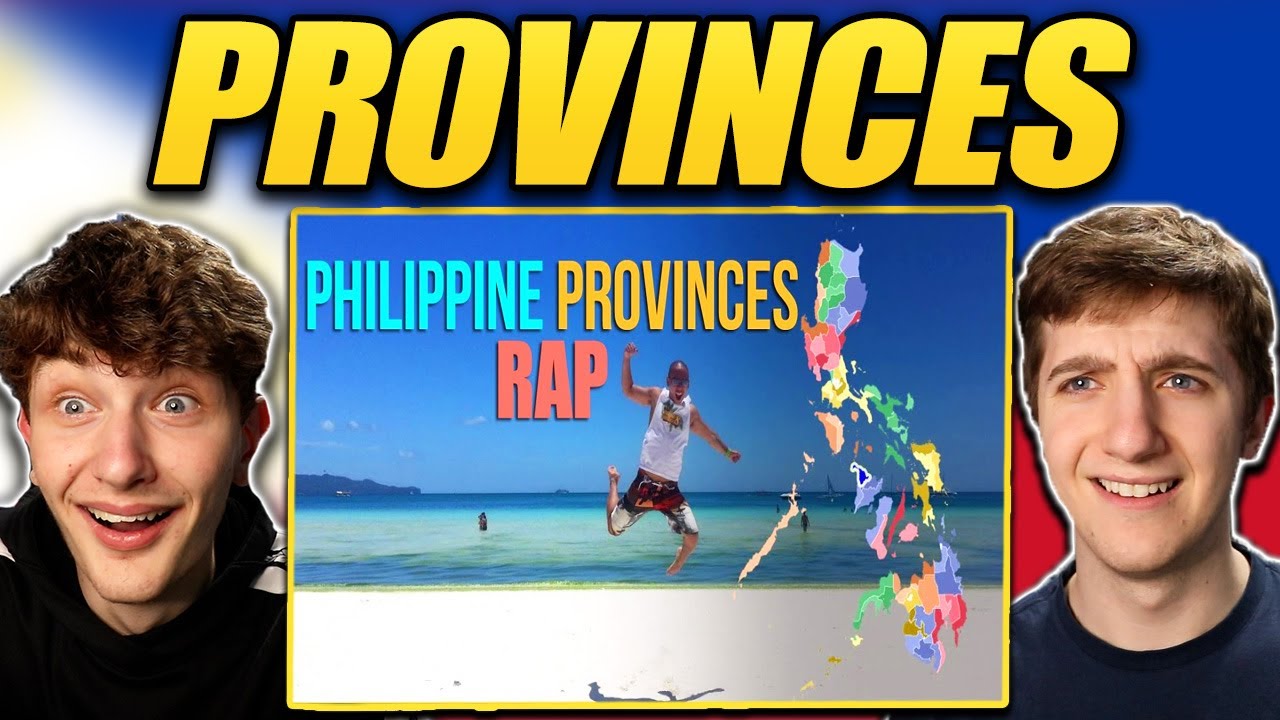 Americans React to The Philippines Provinces Rap! - YouTube