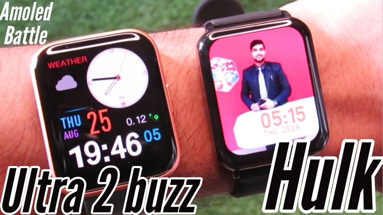 Fireboltt hulk vs Colorfit ultra 2 buzz 😍 Amoled calling Smartwatch ...