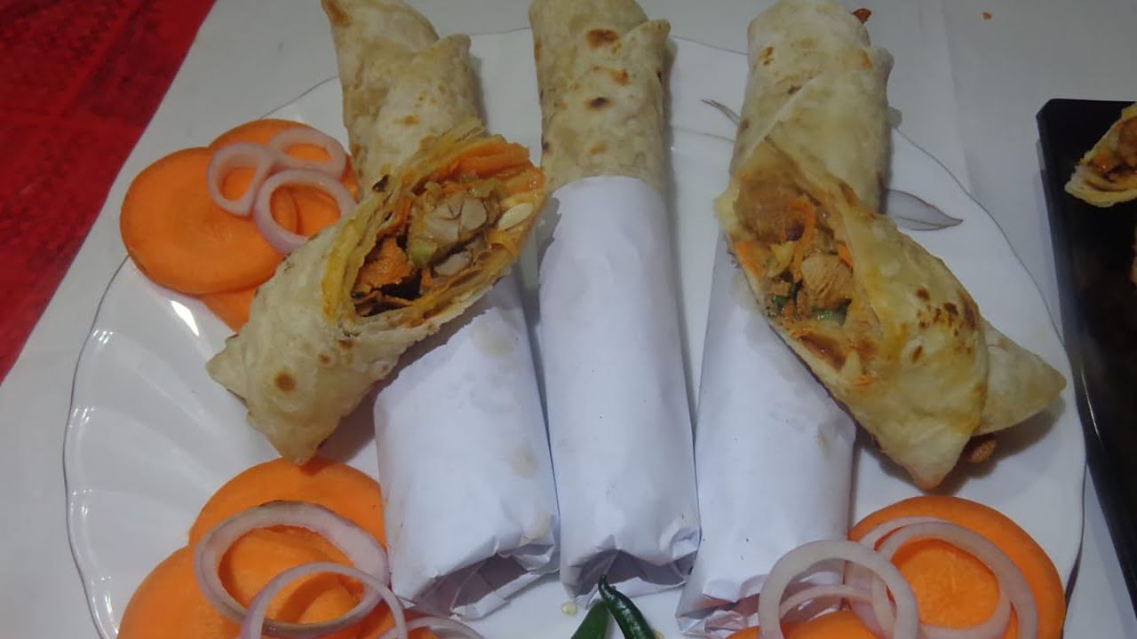 How to make chicken porata roll / কীভাবে চিকেন পরোটা রোল বানাবেন ...