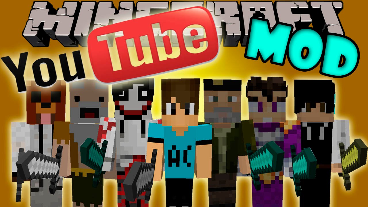 YOUTUBE MOD - Vegetta777, HolaSoyGerman, elrubiusOMG y mas! - Minecraft ...