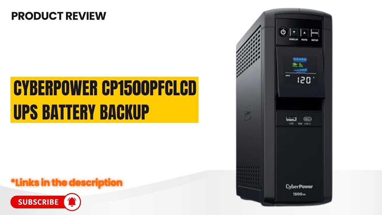 CyberPower CP1500PFCLCD UPS Review 2025 | Best 1500VA Battery Backup ...