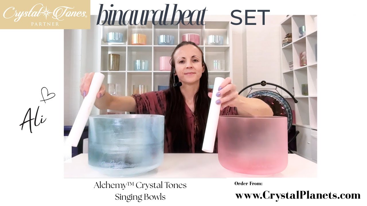 BINAURAL BEAT SET ALCHEMY™ CRYSTAL TONES SET - D NOTE - YouTube
