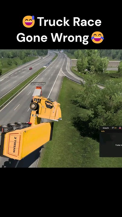 Truck Racing Gone Wrong 🤣 / ETS2/ Multiplayer - YouTube