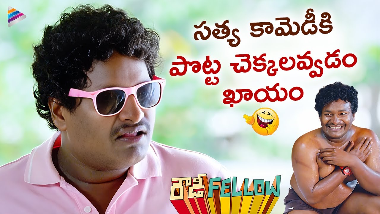 Comedian Satya Crazy Comedy Scene | Rowdy Fellow Telugu Movie | Nara ...
