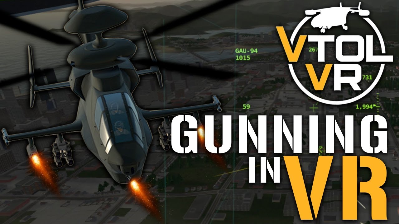 DESTROYING GROUND TARGETS IN VR | VTOL VR Gunner Gameplay - YouTube