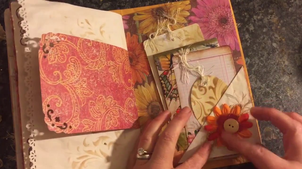 Vintage journal clasp Envelope cover #junkjournaljunkies - YouTube