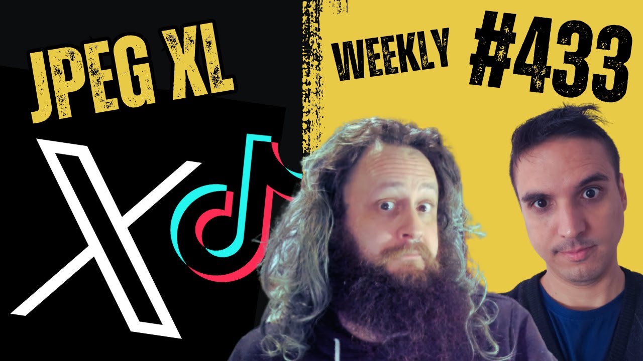 🔴 LIVE: Weekly 433 - Twitter vai mudar de nome, TikTok agora vai ter texto e codec JPEG XL - YouTube