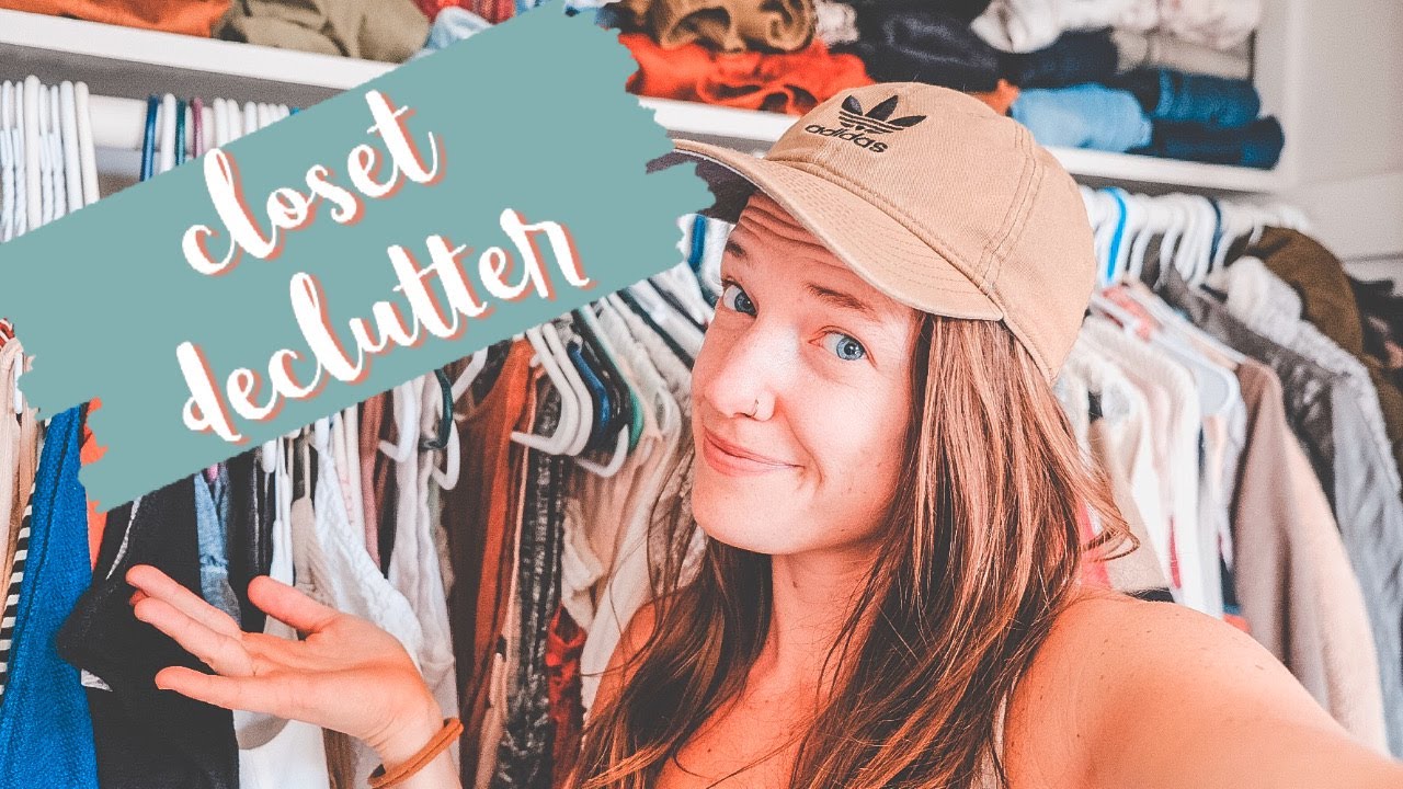 "cute clothes" closet declutter! - YouTube
