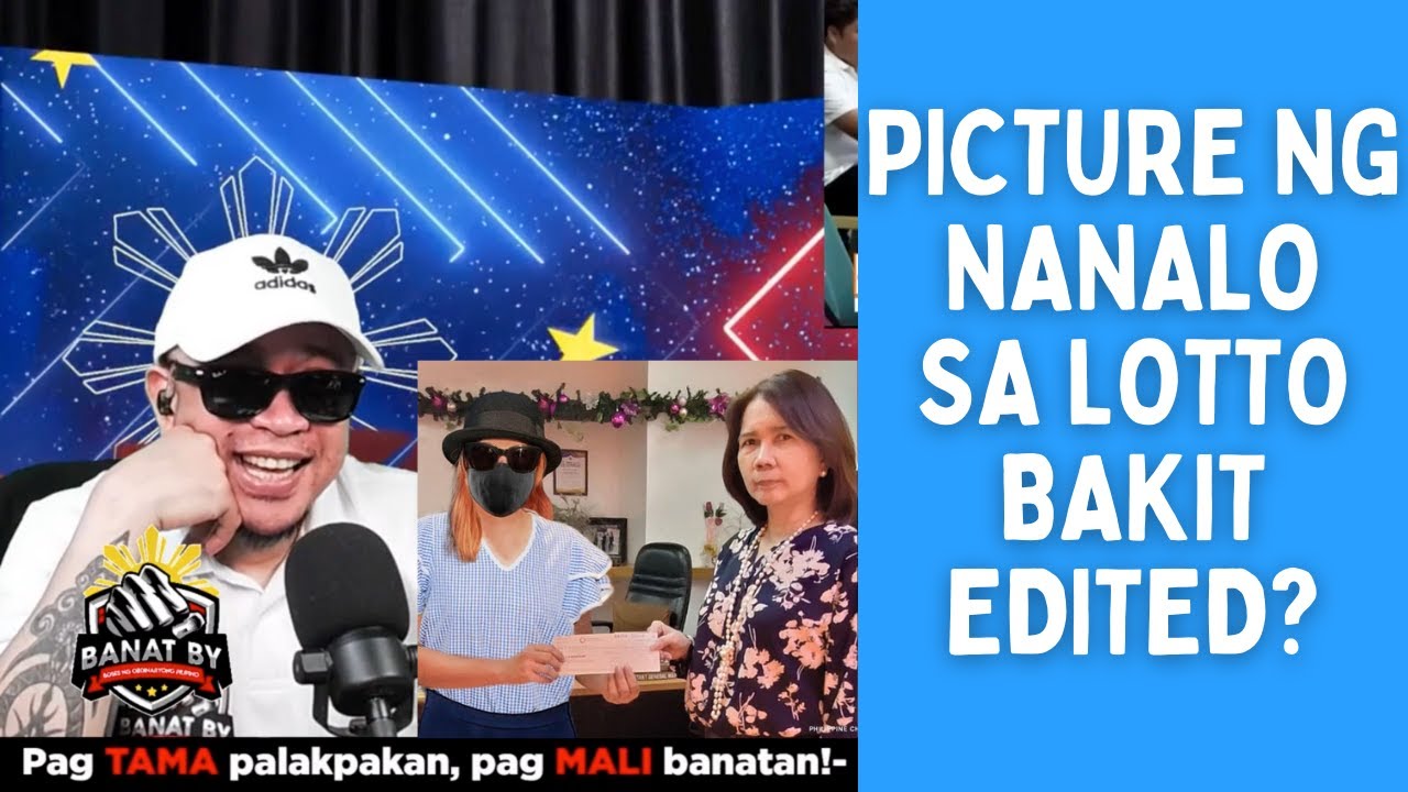 PICTURE NG NANALO SA LOTTO BAKIT EDITED? - YouTube