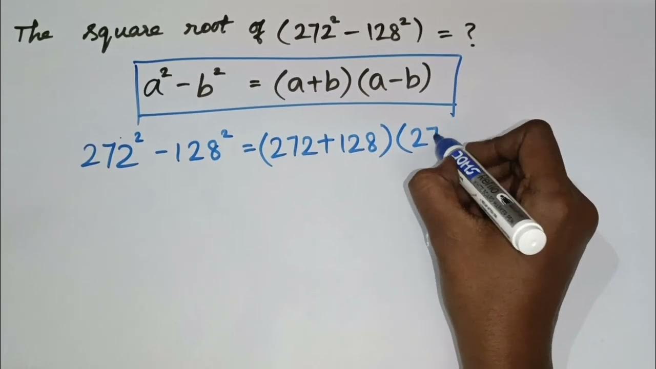 Finding square root using formula... - YouTube