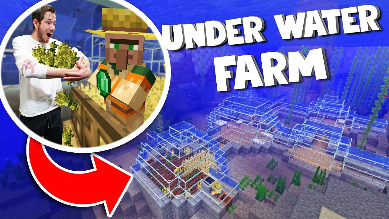 Building An Automatic Farm Underwater On HARDCORE! | Minecraft - YouTube