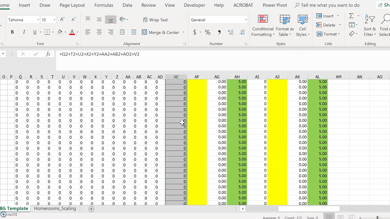 How to set up your Excel Standards Based Grading grade book - YouTube
