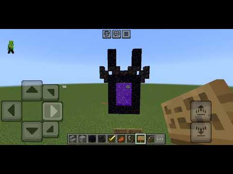 Minecraft movie nether portal tutorial - YouTube