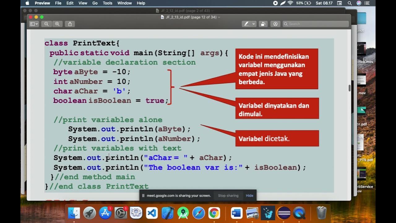 Dasar-Dasar Pemrograman [Kuliah Daring] - Pemrograman Alice 3 VS Java ...